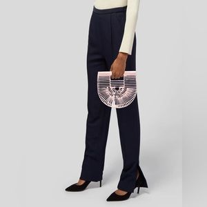 cult gaia | Bags | Cult Gaia Ark Mini Top Handle Bag Pink Acrylic Purse ...
